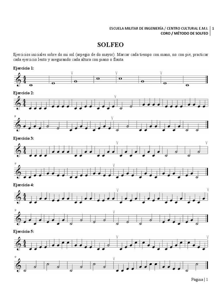 Metodo de Solfeo | PDF
