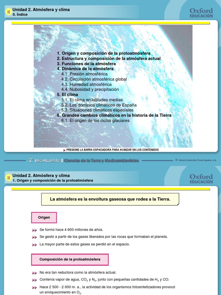 Ctma Presentacion U2 Atmosfera Y-Clima | PDF | Clima | Atmósfera