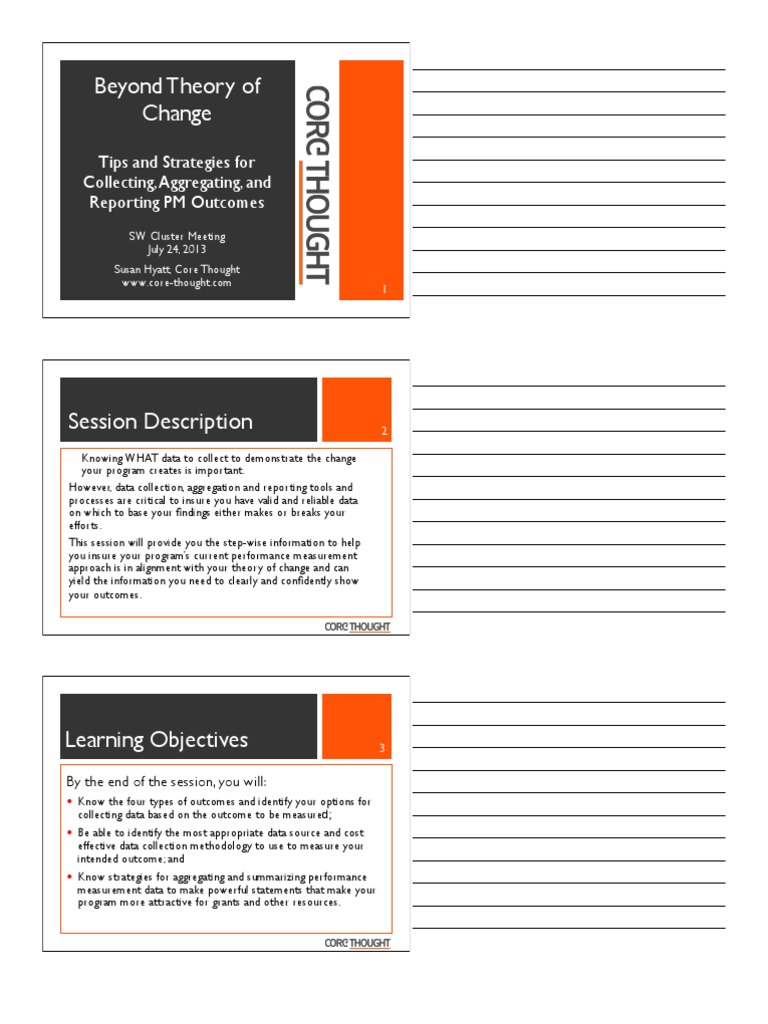 2013 Beyond TOC Slide Handout | PDF | Attitude (Psychology ...