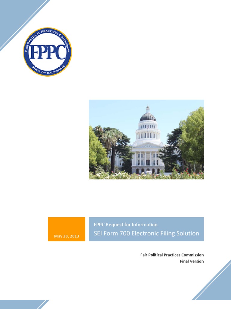 FPPC 700 | PDF | Sanitization (Classified Information) | Databases