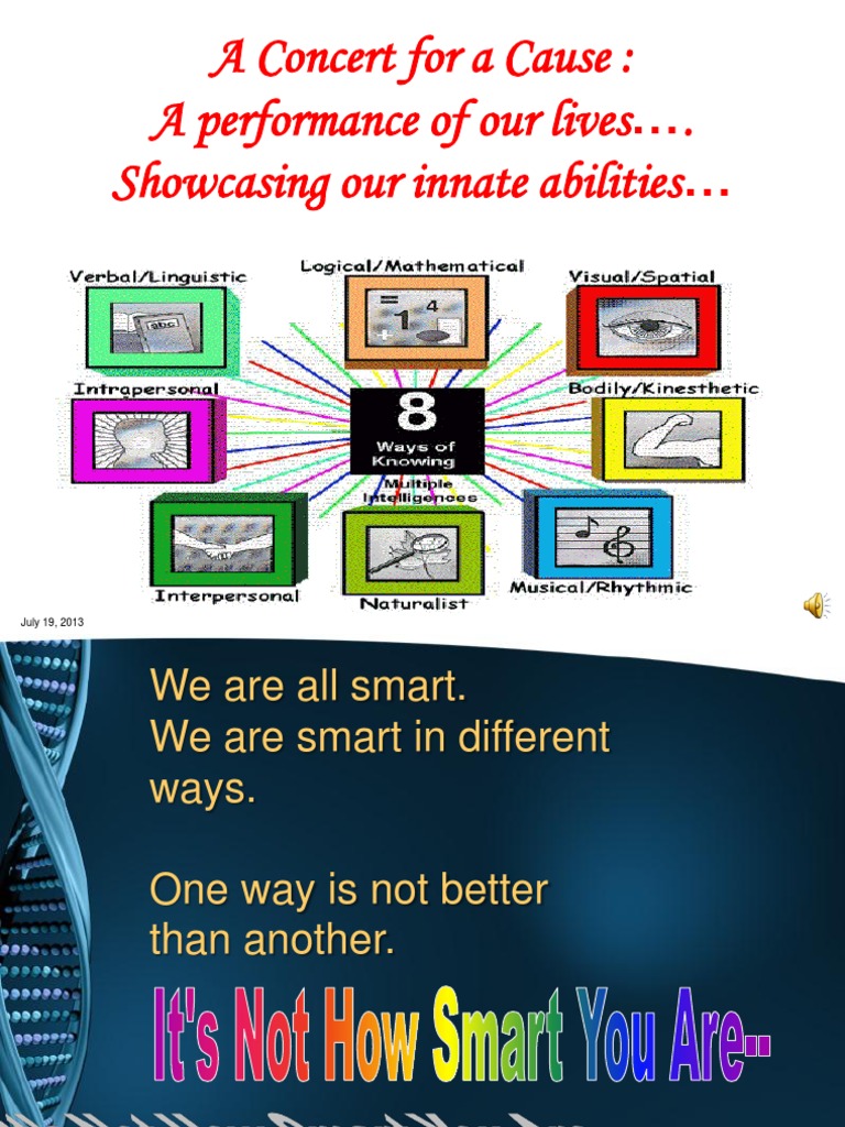 Multiple Intelligences Poem | PDF | Intelligence | Cognition