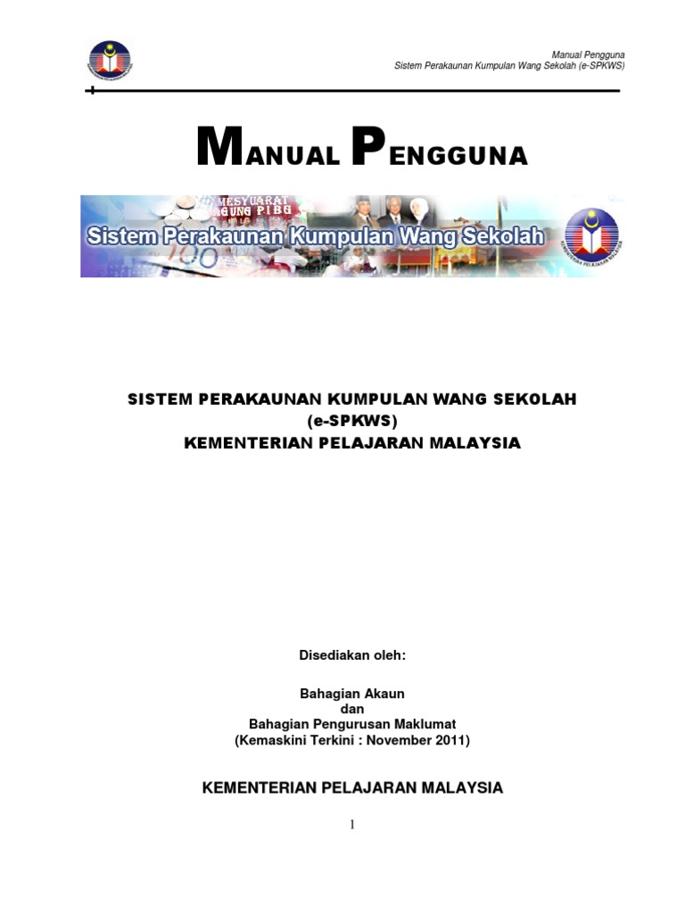 Manual Pengguna eSPKWS | PDF