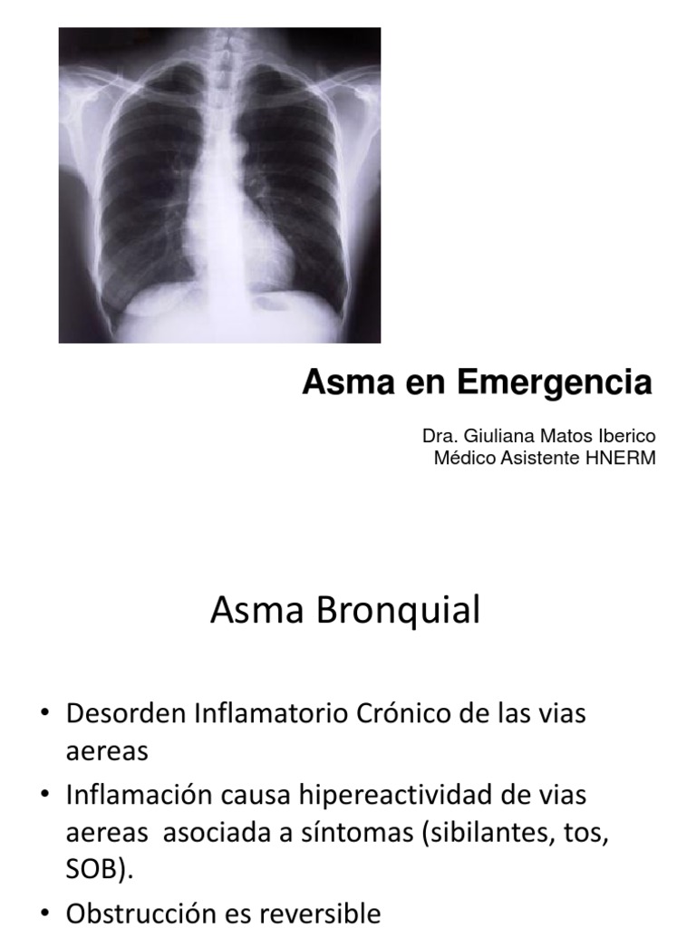 Manejo del Asma Aguda Severa en Emergencias | PDF | Asma | Tos