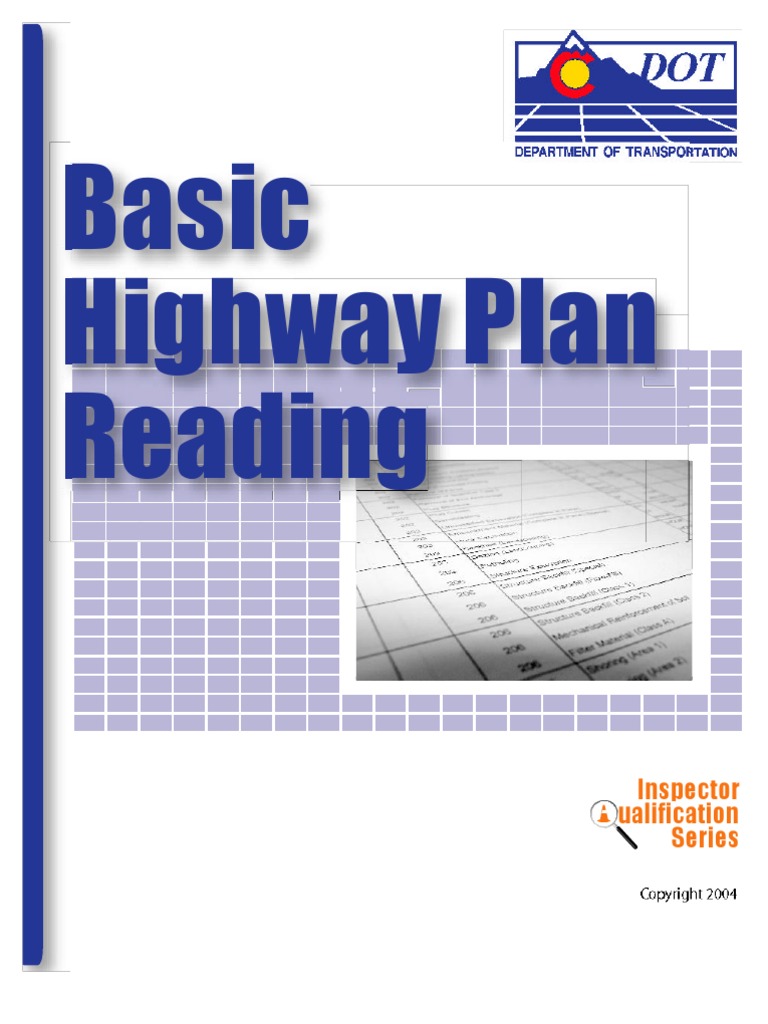 Highway Plan Reading Course Guide | PDF | Specification (Technical ...