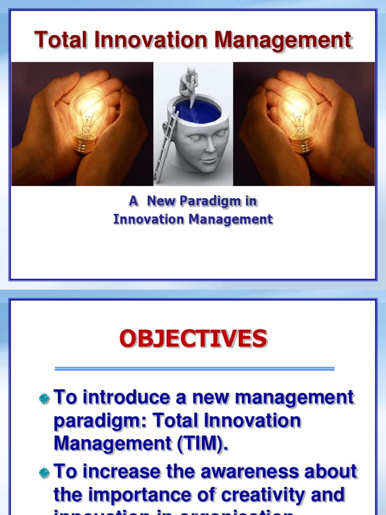 Total Innovation Management Explained | PDF | Innovation | Strategic ...