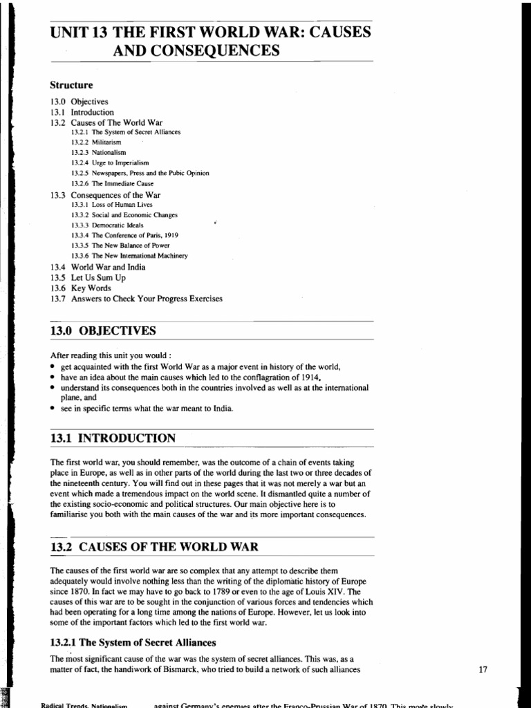 The First World War | PDF | Otto Von Bismarck | German Empire