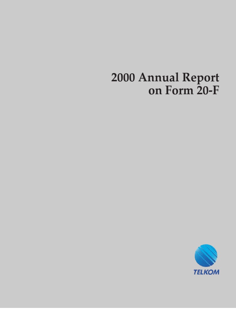 Annual Report Telkom Indonesia 2000 | PDF | Telecommunications ...