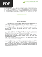 Skripta - Prehrana - Krvna - Grupa B PDF Denis Beros | PDF