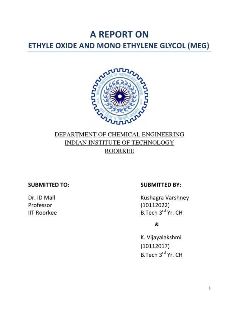 Report Meg | PDF | Chemical Compounds | Physical Sciences