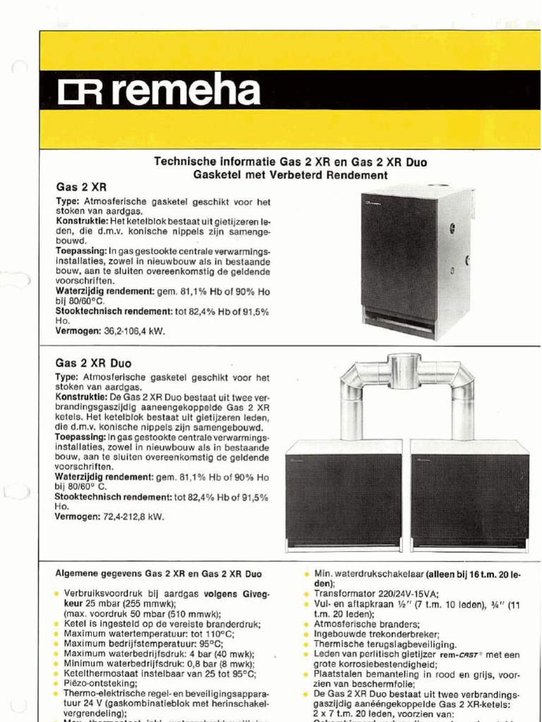 remeha 2xr