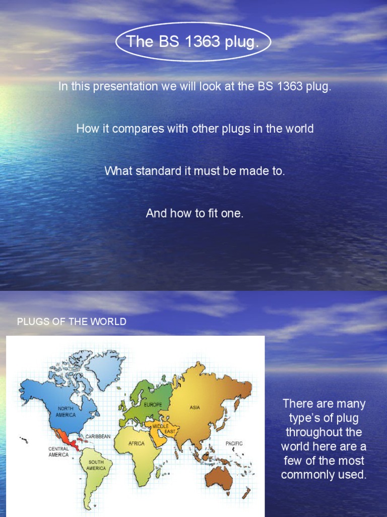 3 Pin Plug Presentation Final | PDF | Ac Power Plugs And Sockets | Wire