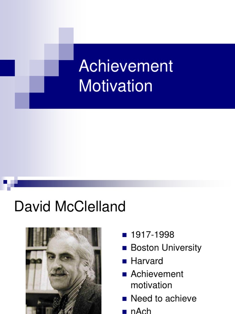Understanding Achievement Motivation | PDF | Career & Growth