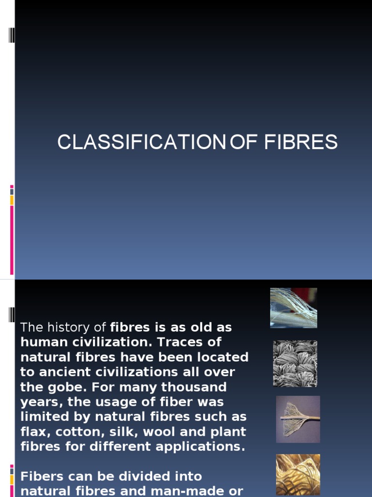 Textile Fibres Classification | PDF | Fibers | Silk