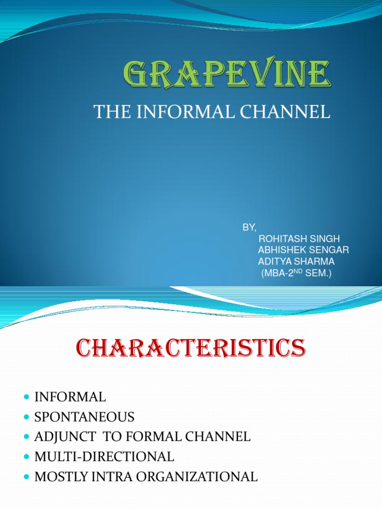 Grapevine | PDF | Information | Communication