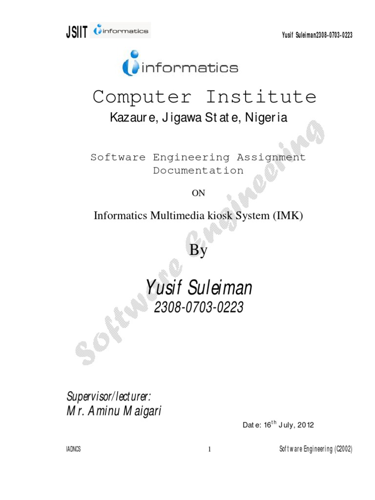 Software Engineering Assignment Pdf Software Prototyping Prototype 0524