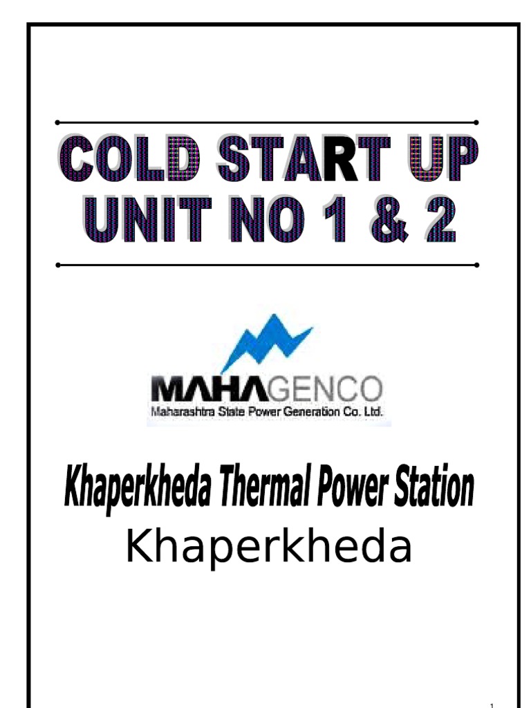 Cold Startup 1 | PDF | Valve | Boiler