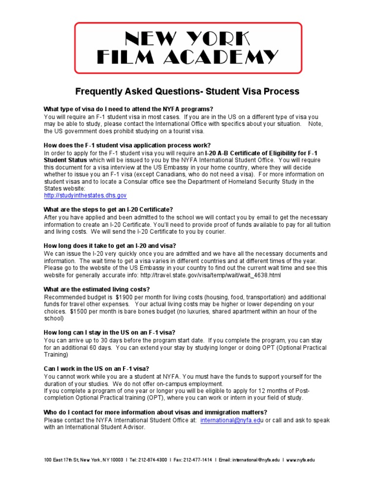Faq International Students | Download Free PDF | Travel Visa | Immigration