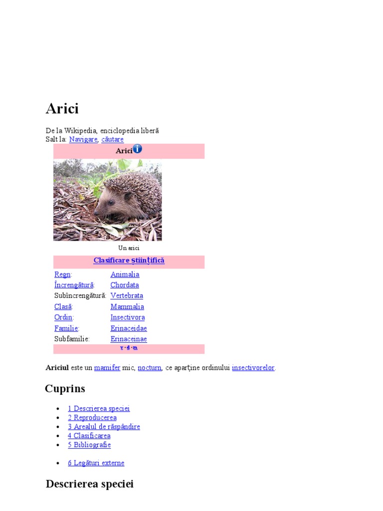 Arici | PDF