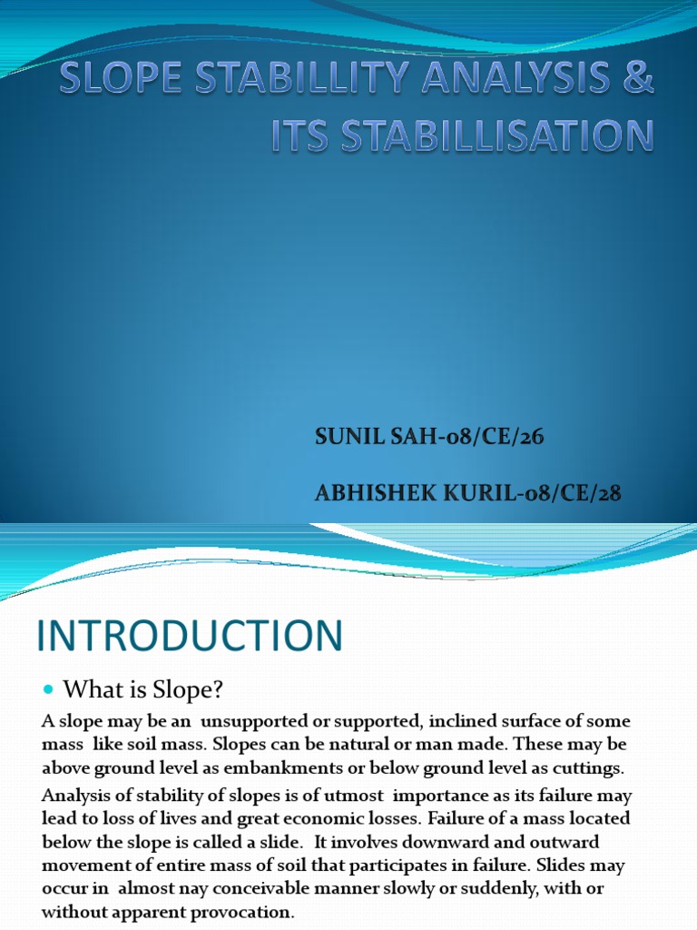 Slope Stability and Stabilization Methods | PDF | Continuum Mechanics ...