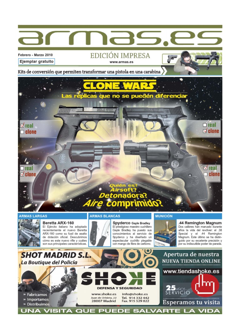 Periodico Armas n23 | PDF | Revólver | Rifle