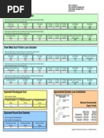 Standard Grille CFM Reference Chart | PDF | Heating, Ventilating, And ...