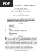 AIAA Papers Template | PDF | Citation | Microsoft Word