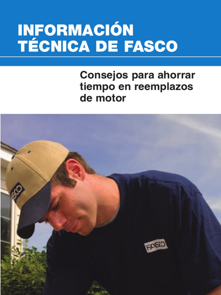 Manual Motor FASCO | PDF | Corriente eléctrica | Inductor