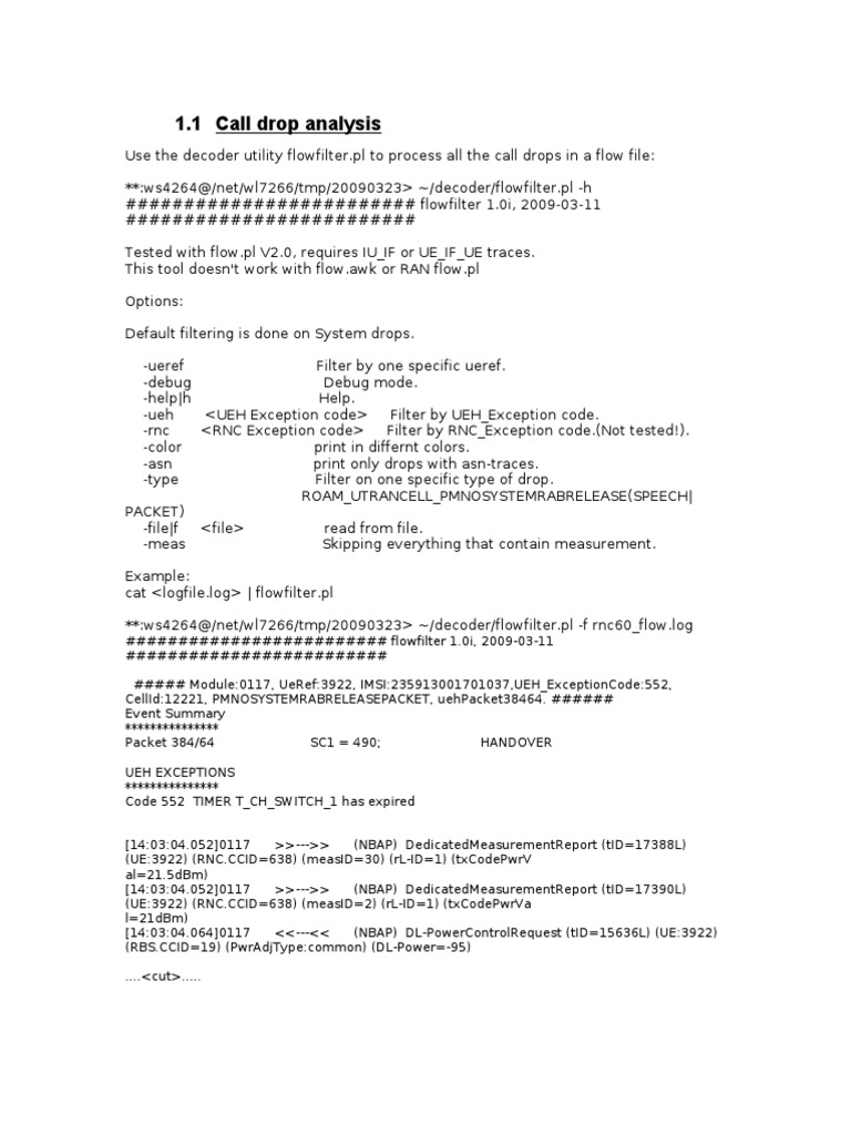 Call Drop Analysis | PDF | Electronics | Computer Engineering
