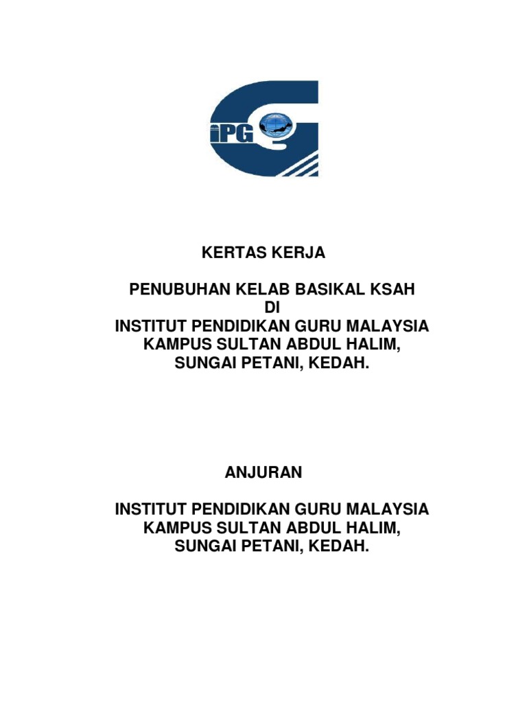 Kertas Kerja Kelab Bassikal Ipg Ksah | PDF