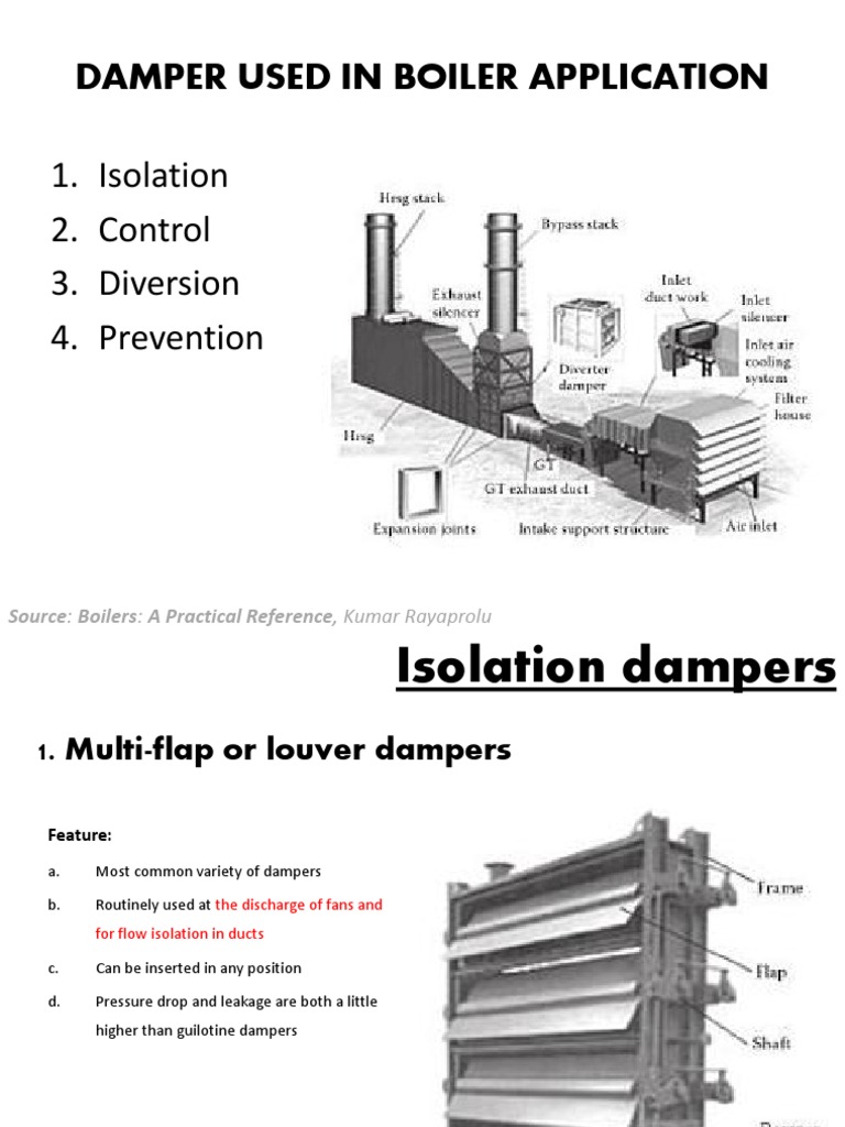 Boiler Damper Applications Explained | PDF | Home & Garden | Technology ...