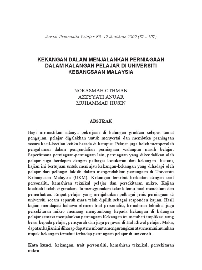 5-Tahap Usahawan | PDF