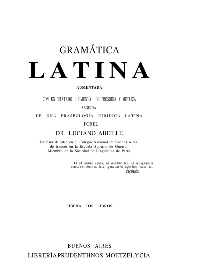 Gramática Latina | PDF | latín | Adjetivo