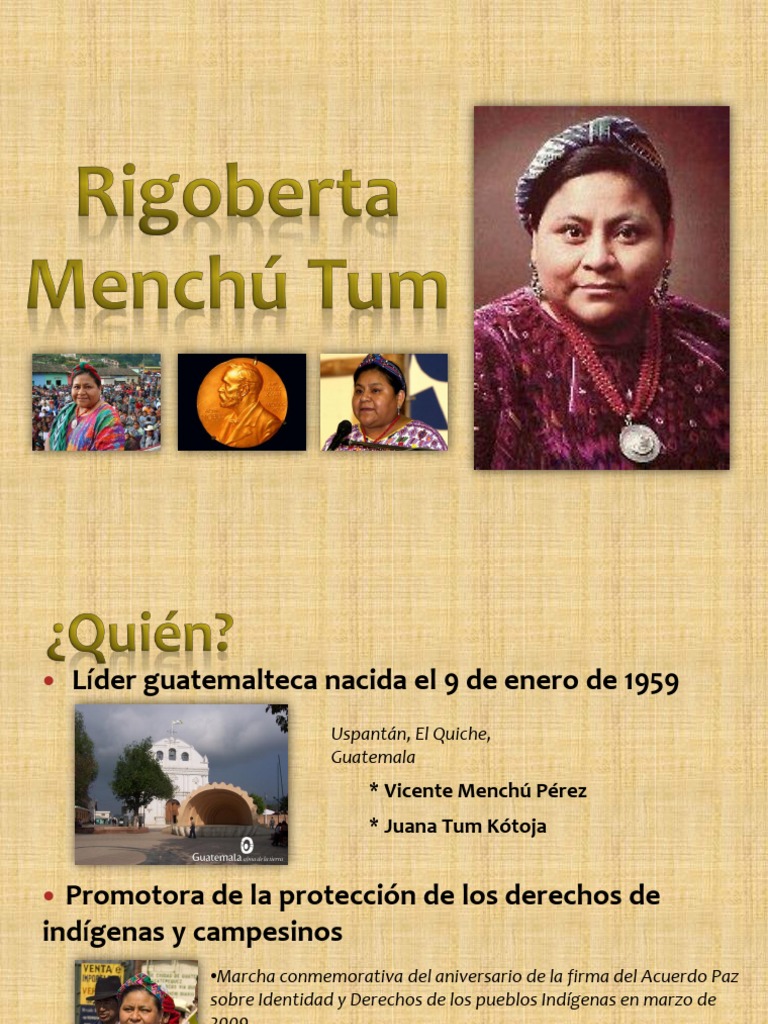 Rigoberta Menchu Biografia | PDF
