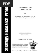 A Study of The NCO Common Core Competencies Framework of The US Army ...