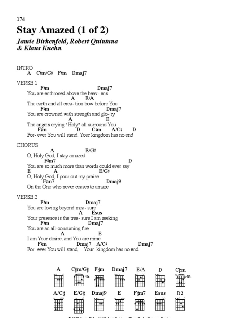 Gateway Worship - Stay Amazed | PDF