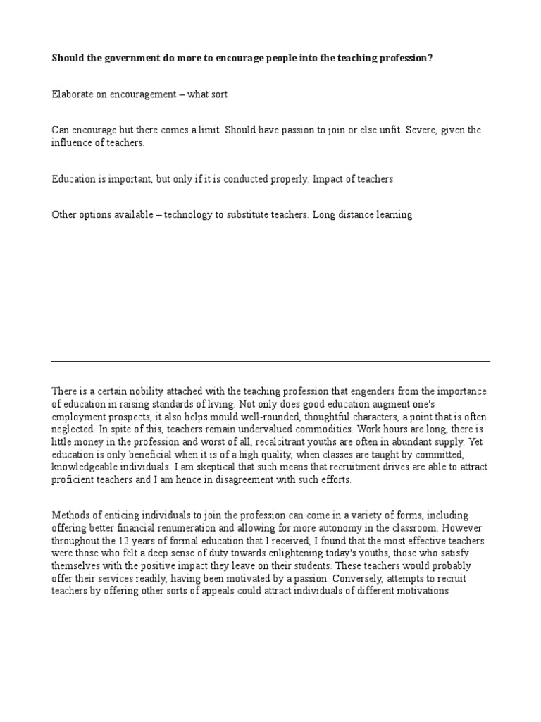 LNAT Essay Teachers | PDF