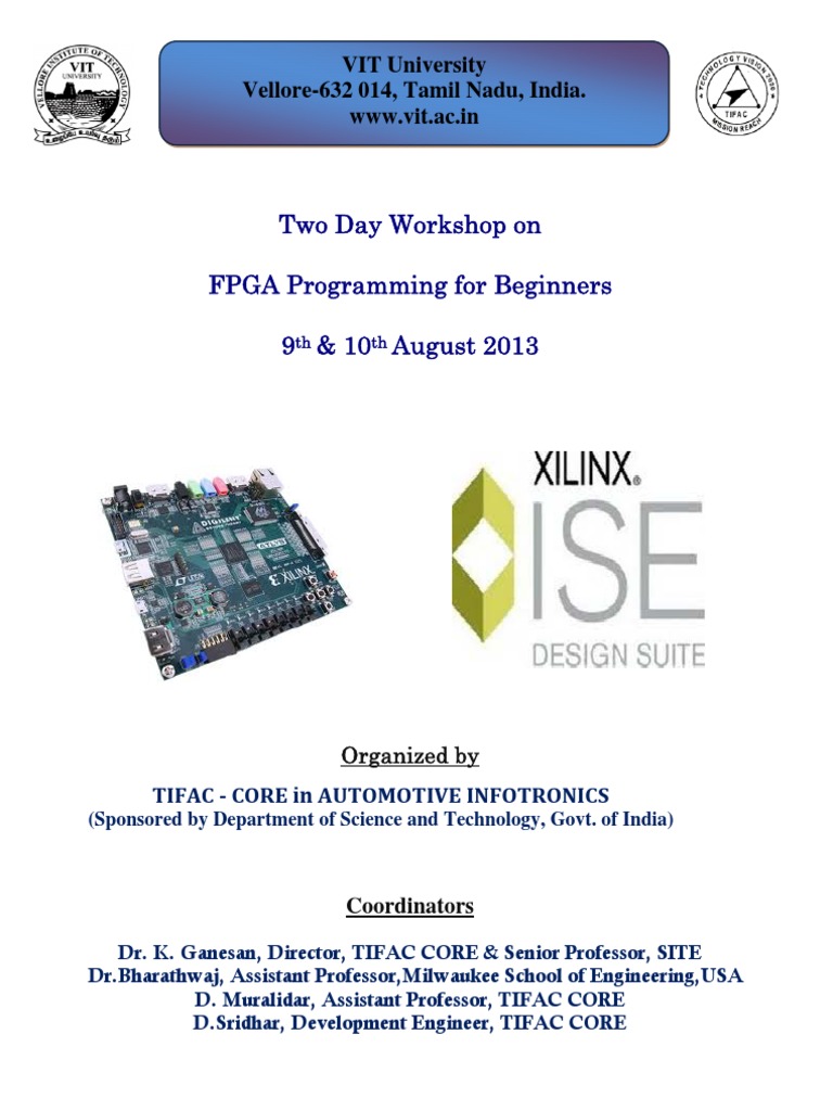 Fpga Workshop | PDF | Field Programmable Gate Array | Engineering