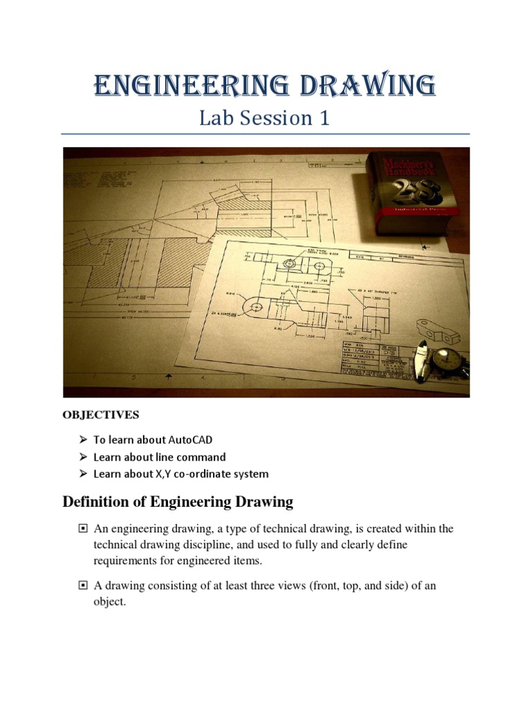 Engineering Drawing Lab1 | PDF | Computer Aided Design | Technical Drawing