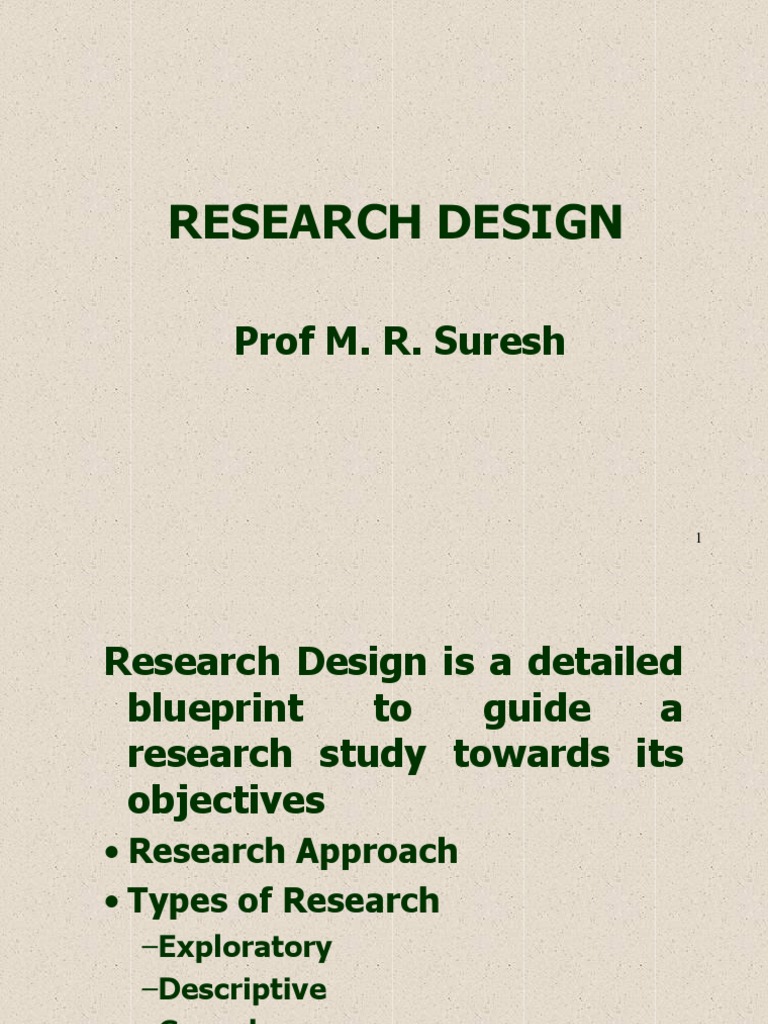 Research Design ppt | Research Design | Error