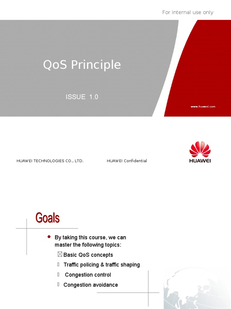 QoS Principle | PDF | Quality Of Service | Network Congestion