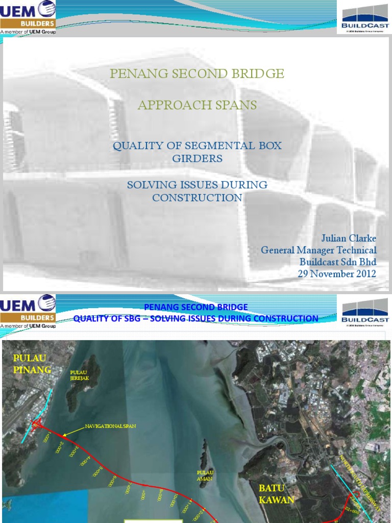 Penang Second Bridge Approach Spans: Quality of Segmental Box Girders ...