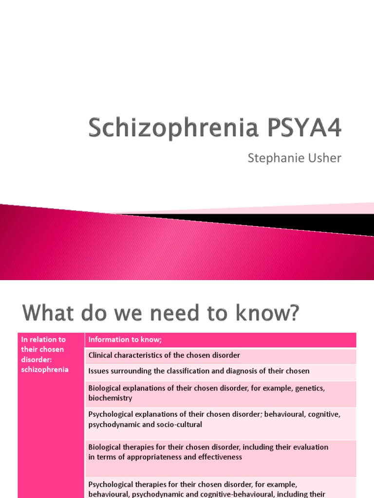 Schizophrenia | PDF | Schizophrenia | Antipsychotic