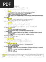 Biostatistics Cheat Sheet for USMLE Step 3 | PDF | Type I And Type Ii ...