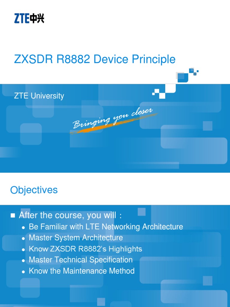 05 LT - SS1005 - E01 - 1 ZXSDR R8882 L268 Hardware Structure 31 | PDF ...