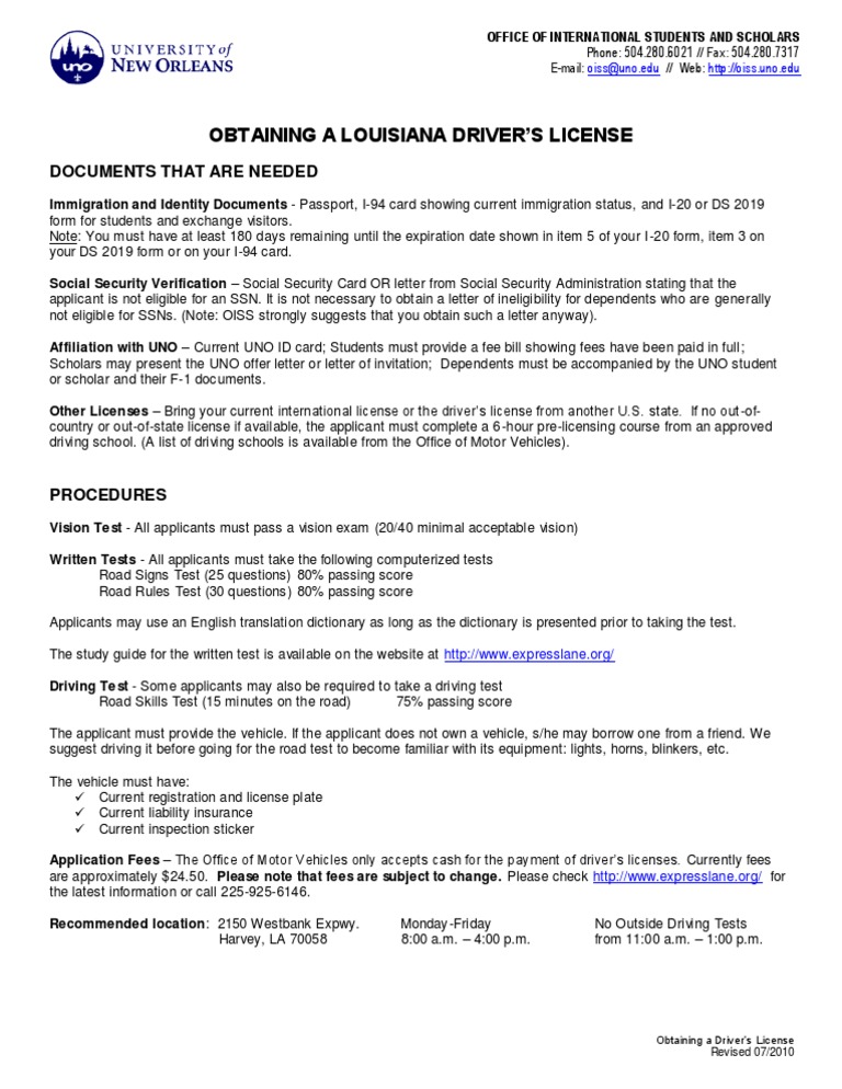 Obtaining A Driver's License | PDF | Driver's License | Identity Document