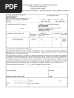 Certificado de Origen USMCA Editable | PDF