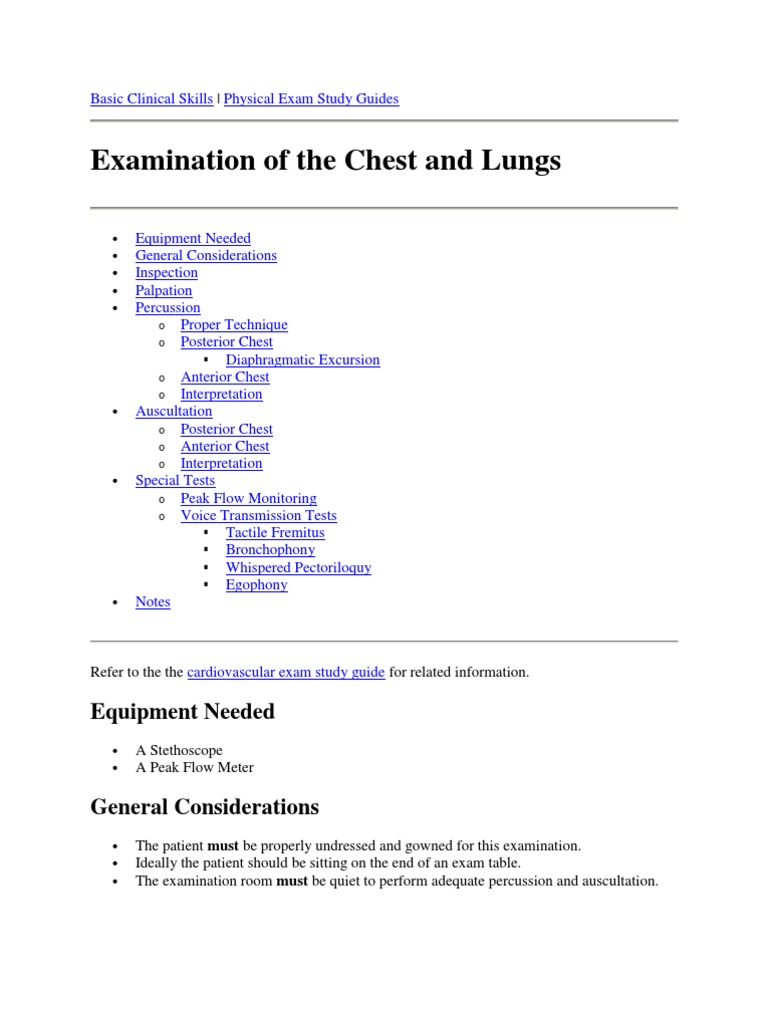 Basic Clinical Skills | PDF