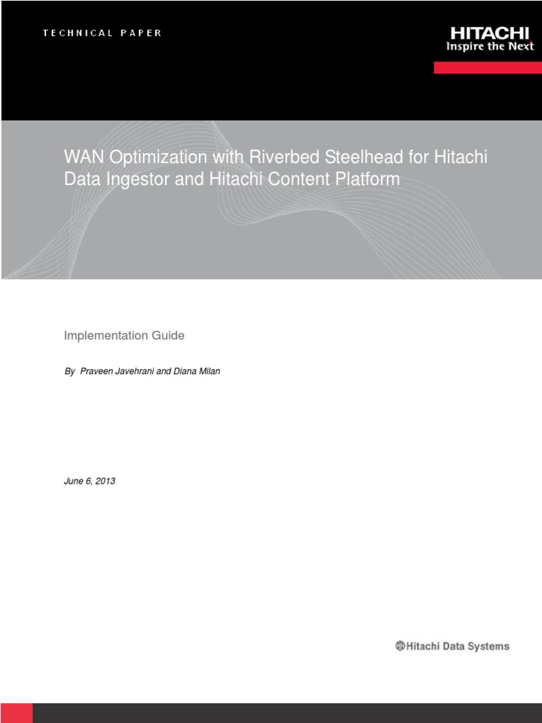 Technical Paper Wan Optimization With Riverbed Steelhead Pdf