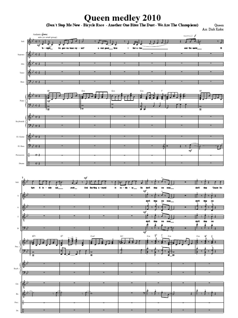 Queen Medley 2010 - Demo | PDF