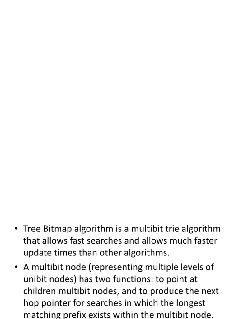 Tree Bitmap Pdf Pointer Computer Programming Algorithms And Data Structures 2640